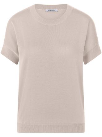 Peter Hahn Rundhals-Pullover aus 100% SUPIMA-Baumwolle Peter Hahn beige