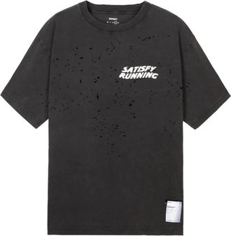 SATISFY Satisfy, Homme, Tops, Noir, Taille: XL MothTech T-Shirt