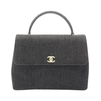 Chanel Pre-owned Coco Mark Denim Handbag - - Pre-owned - Damen - Schwarzk - ONE SIZE