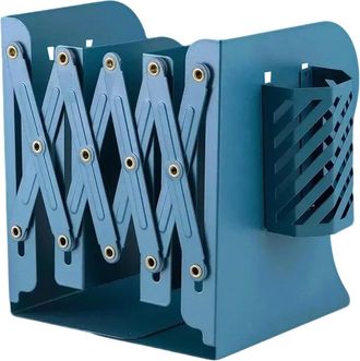 Generic Desktop-B&uuml;cher-Organizer, kleines Schreibtisch-B&uuml;cher- Teleskop-Desktop-B&uuml;cher-Aufbewahrungs| Schreibtisch-Organizer aus Metall mit Stifthalter, Schre