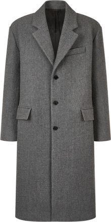 STUDIO TOMBOY manteau droit à simple boutonnage - Gris