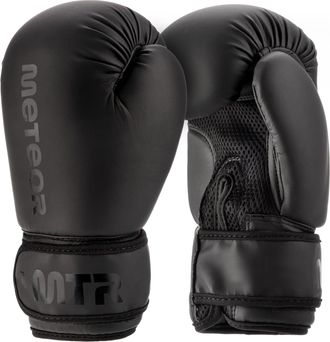 Meteor Boxhandschuhe f&uuml;r Kinder und Jugendliche - PU-Leder mit Eva-Polster - 10 oz - Anf&auml;nger Trainings- und Sparringhandschuhe f&uuml;r Boxen, Muay Thai & Kickbo