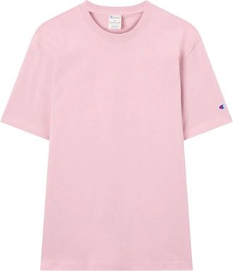 Champion Homme, Tops, Rose, Taille: L T-shirt Cotone