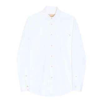 Valentino Oxford Baumwollhemd mit VGold - - Shirts - Herren - Wei&szlig; - XL