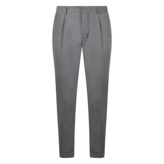 Moorer Slim Fit Hosen - - Trousers - Herren - Grau - XS