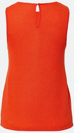 Comma Muskelshirt T-Shirt Stricktop aus Viskosemix