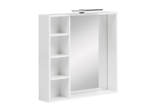 Schildmeyer Samu Spiegel 147762, wei&szlig; glanz, 73,3 / 15,8 / 77 cm