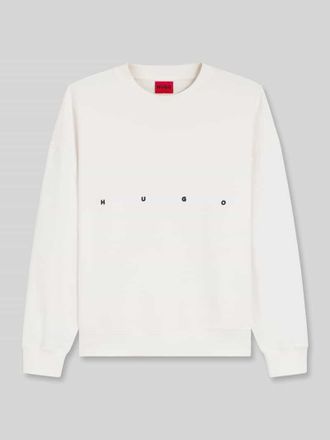 HUGO BOSS Oversize Sweatshirt mit R&uuml;cken-Print