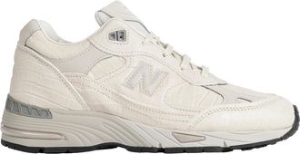 New Balance W991v1 Croc Skin Sneakers