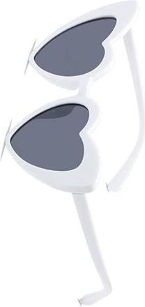 Generic Lunettes de Soleil de Protection UV en Forme de Coeur Lunettes Damour &eacute;l&eacute;gantes et Mignonnes pour Femmes pour la F&ecirc;te, de Soleil Vintage en Forme de C