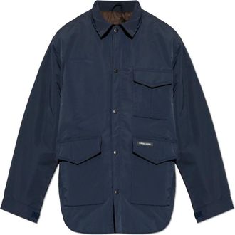 Canada Goose Homme, Vestes, Bleu, Taille: S Doudoune avec Col