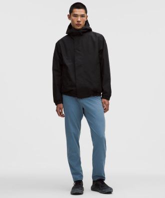 lululemon Pantalon chino ABC coupe classique Textur&eacute; pour Hommes - 81 cm - Bleu - Taille 28