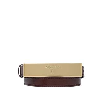 Patrizia Pepe G&uuml;rtel mit Logo-Schnalle - - Accessories - Damen - Braun - S