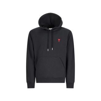 Ami Homme, Sweatshirts et sweats &agrave; capuche, Noir, Taille: M Sweat &agrave; Capuche Coeur