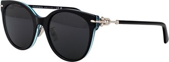 Tiffany & Co. 0TF4223D Acetate Cat-Eye Sunglasses - Black