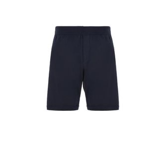 Au Printemps Paris Baumwollshorts - blau