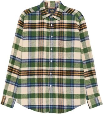 Portuguese Flannel Harbor Shirt - - Shirts - Herren - Gr&uuml;n - XL