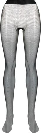Wolford Twenties Fishnet Tights - Femme - Sous-v&ecirc;tements - Noir - Taille: 38 FR