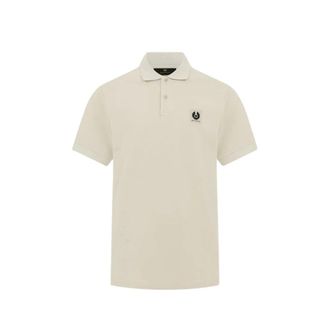 Belstaff Steinbeige Polohemd Klassischer Stil - - Tops - Herren - Beige - S
