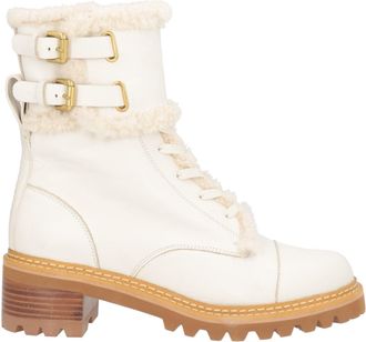 See By Chlo&eacute; TEXAN CALF 999 BLACK+SHEALING 123 IVORY