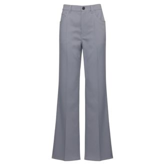 Marni Femme, Pantalons, Gris, Taille: 34 FR Pantalon droit