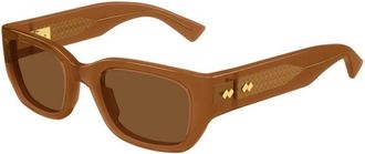 Bottega Veneta unisex, Accessoires, Brun, Taille: 51 MM Lunettes de soleil