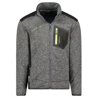 Geographical Norway Urvalama Herren-Fleece, d&uuml;nn, warm, mit Rei&szlig;verschluss, f&uuml;r Herbst, Winter, Fr&uuml;hling, warm, lang&auml;rmlig, Pullover, weiches Fell, Komfort, Outdoor (Schw