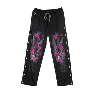 Octopus Schwarze Lily Logo Trainingshose - - Trousers - Damen - Schwarzk - M