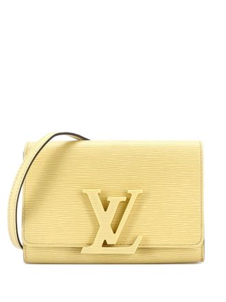 Louis Vuitton sac &agrave; bandouli&egrave;re PM Louise en cuir Epi - Jaune