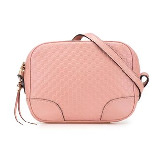 Gucci Pre-owned Embossed Leather Camera Bag - - Pre-owned - Damen - Rosa - ONE SIZE