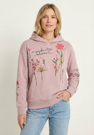 Eight2Nine Hoodie Florale Stickerei mit motivierenden Botschaften (1-tlg) D10600BA02830A_Sweat