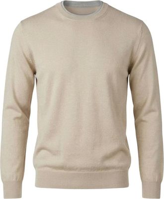 Eleventy Homme, Sweatshirts et sweats &agrave; capuche, Beige, Taille: 2XL M76Magm70 SweaT-shirt