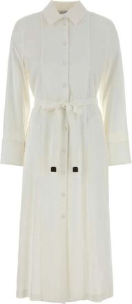 Max Mara Femme, Robes, Blanc, Taille: 34 FR Mxpnordica Dress