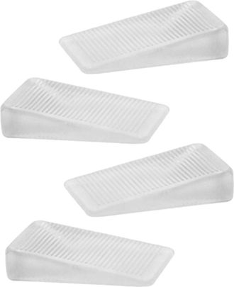 SOLUSTRE 4 St&uuml;ck Gummi Unterlegscheiben f&uuml;r M&ouml;belbeine Nivellierf&uuml;&szlig;e f&uuml;r Unebene B&ouml;den rutschfeste M&ouml;belkeile f&uuml;r Tische St&uuml;hle K&uuml;hlschr&auml;nke Langlebige Bodensc