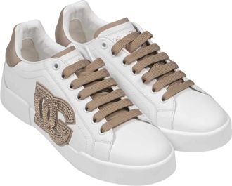 Dolce & Gabbana Femme, Chaussures, Blanc, Taille: 37 EU Portofino Light Strobel