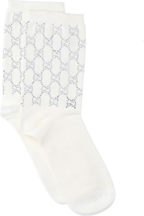 Gucci Gg Supreme Glitter Socks
