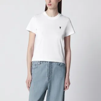 Ami White Ami De Coeur T-shirt