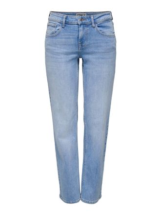 Only Female Straight-Fit Jeans ONLLOPEZ Niedrige Taille Karotte Jeans
