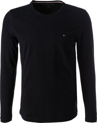 Tommy Hilfiger Herren Longsleeve blau Slim Fit
