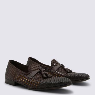 Doucal's Mens Flat Shoes Tobacco _cover Le Sole