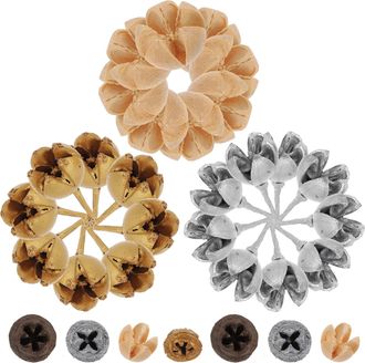 Holibanna 35 St&uuml;ck Getrocknete Eukalyptusfr&uuml;chte Weihnachts Dekoration Selbstgemacht Anh&auml;nger Kranzmaterial Wiederverwendbar Nat&uuml;rliche Trockenfr&uuml;chte f&uuml;r Adven