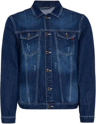 Cipo & Baxx Jeansjacke CJ289 mit Knopfleiste