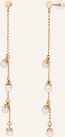 Leaf Ohrh&auml;nger Perls Aus 14 Karat Ros&eacute;gold rosegold