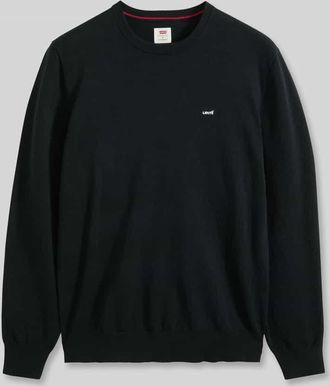 Levi's Regular Fit Pullover aus Baumwoll-Mix mit Logo-Stitching