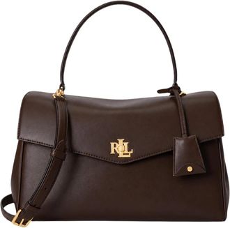 Ralph Lauren Farrah Soft Satchel - - Bags - Damen - Braun - ONE SIZE