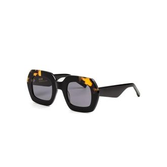 Kaleos Femme, Accessoires, Noir, Taille: 48 MM Mountains 001 Lunettes de soleil