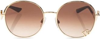 Dolce & Gabbana Femme, Accessoires, Brun, Taille: 56 MM Dg2324 Lunettes de soleil