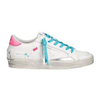 Crime London Sk8 Deluxe Baskets - Femme - Chaussures - Blanc - Taille: 41 EU