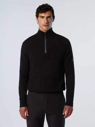 North Sails Pullover Geklebter halber Rei&szlig;verschluss