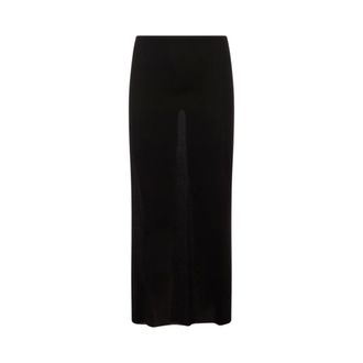 Jil Sander Femme, Jupes, Noir, Taille: 46 FR Gonna